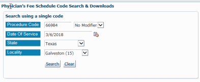 JH Physician's Fee Schedule Tool Instructions