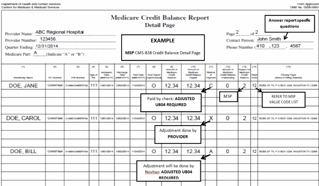 Tutorial: How to Complete Form CMS-838 - Credit Balance Reports
