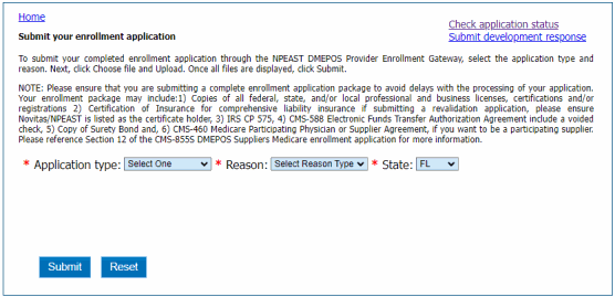 Provider Enrollment Gateway - User Guide
