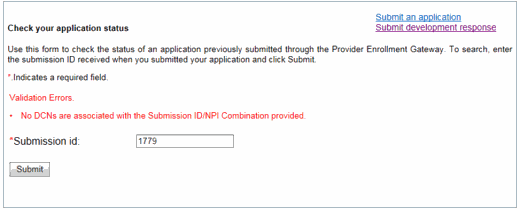 Provider Enrollment Gateway - User Guide
