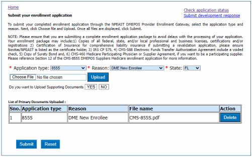 Provider Enrollment Gateway - User Guide