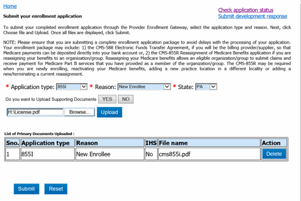 Provider Enrollment Gateway - User Guide