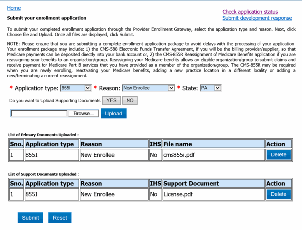 Provider Enrollment Gateway - User Guide