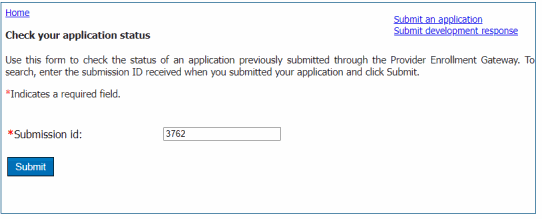 Provider Enrollment Gateway - User Guide