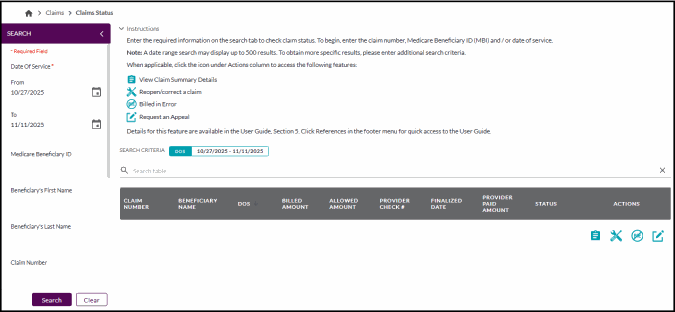 Novitasphere User Guide Section 5 - Claims