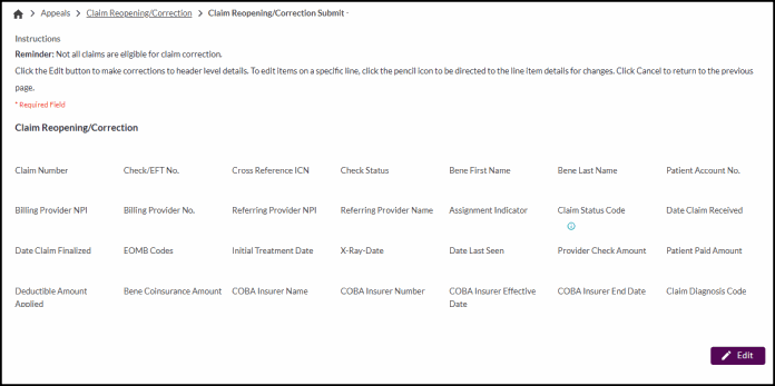 Novitasphere User Guide Section 6 - Appeals