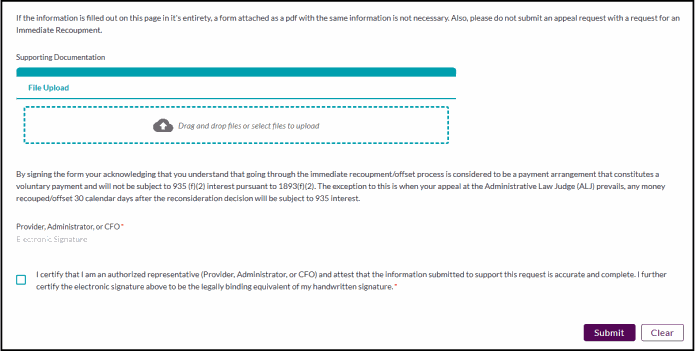 Novitasphere User Guide Section 8 - Submit Documents