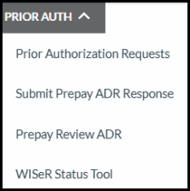 Novitasphere User Guide Section 9 - Prior auth