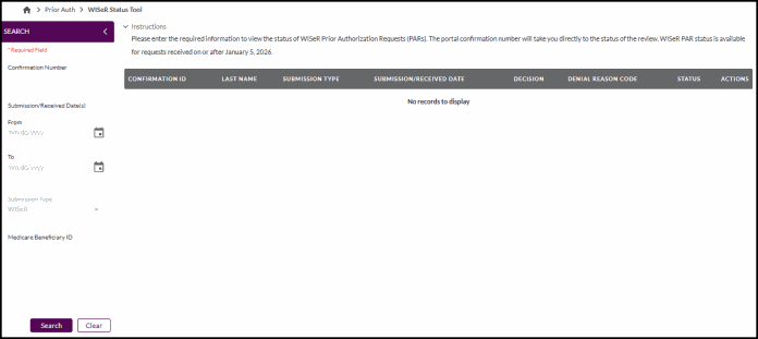 Novitasphere User Guide Section 9 - Prior auth