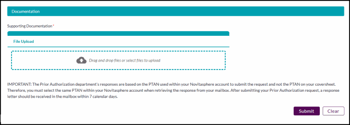 Novitasphere User Guide Section 9 - Prior auth