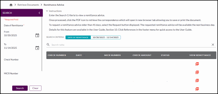 Novitasphere User Guide Section 10 - Retrieve documents