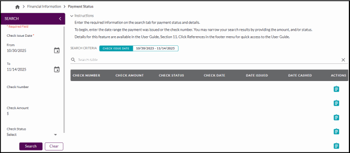 Novitasphere User Guide Section 11 - Financial Information
