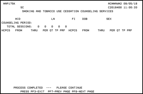 FISS Chapter 2 Beneficiary CWF