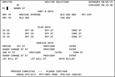 FISS Chapter 2 Beneficiary CWF