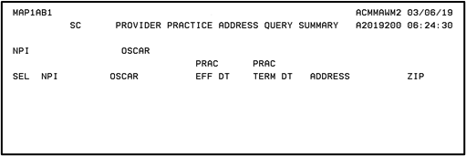 FISS Chapter 4 Inquiry menu