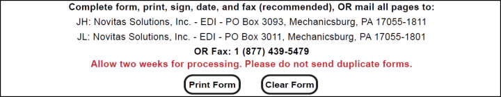 Instructions for Completing the EDI Novitasphere Portal Enrollment Form ...